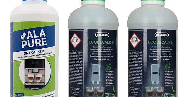 DeLonghi EcoDecalk Vloeibare Ontkalker DLSC500 (500ml) Promo-Pack ...